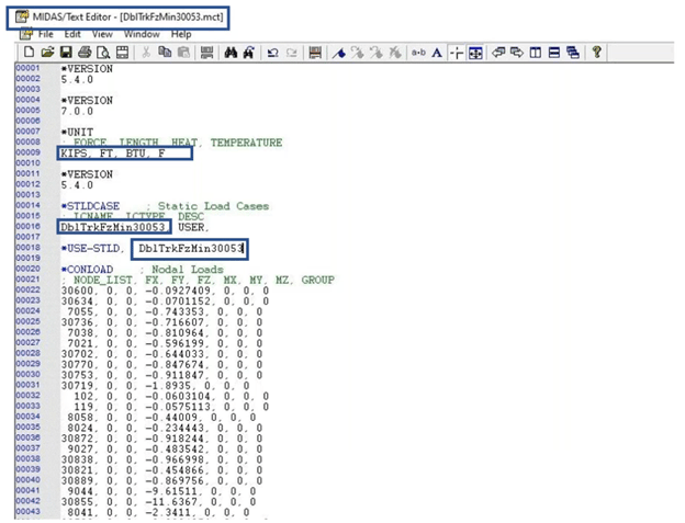 Determining Concurrent Live Load for Strut and Tie Models